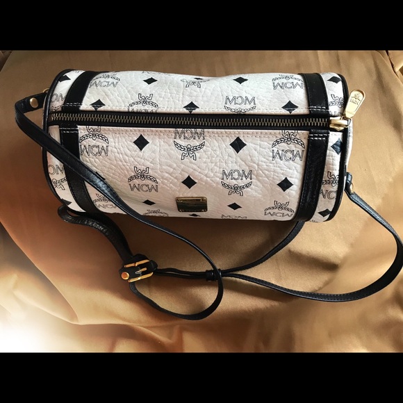 MCM | Bags | Mcm Mini Cylinder Bag W Original Crossbody Strap | Poshmark